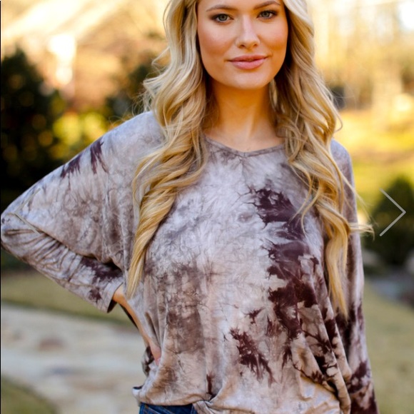 Tops | New Katies Oversized Tiedye Top Ml | Poshmark